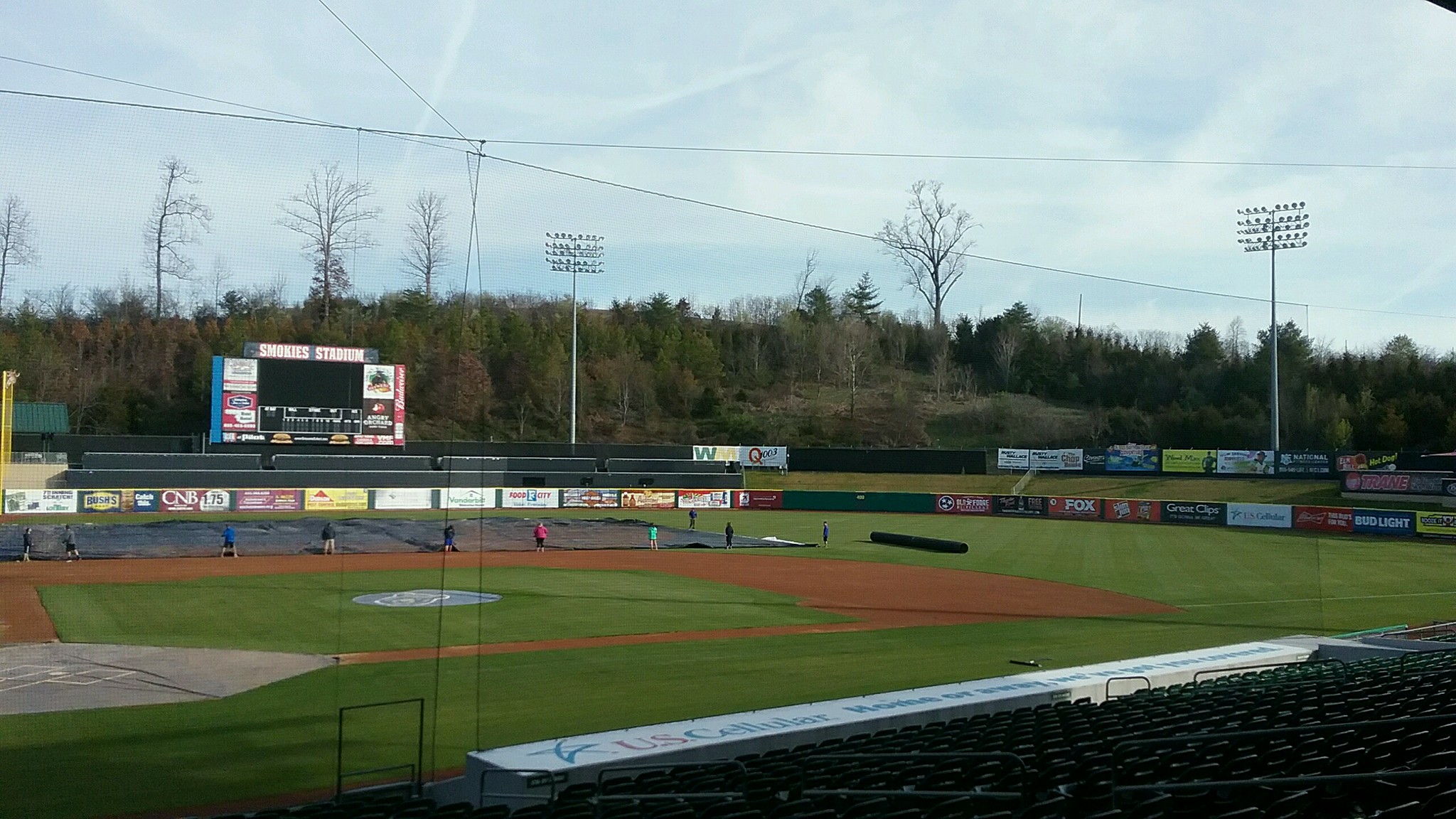 Tennessee Smokies Stadium - Custom Net Backstops, Inc.